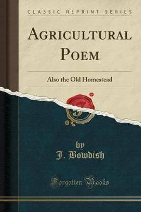 Agricultural Poem: Buy Agricultural Poem by Bowdish J at Low Price in ...