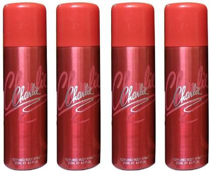 CHARLIE RED (PACK OF 4) Perfume Body Spray - For Men - Price in India ...