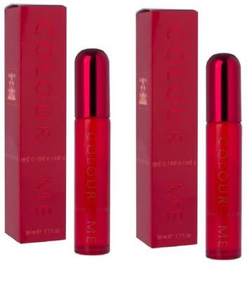 COLOUR ME Red O Red Eau De Toilette Perfume (50ml X 2) (Made in England ...