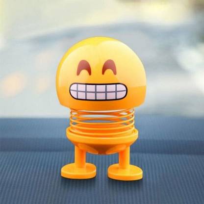 NICK JONES Smiley Spring Doll Cute Emoji Bobble Head Dolls Figure Funny ...