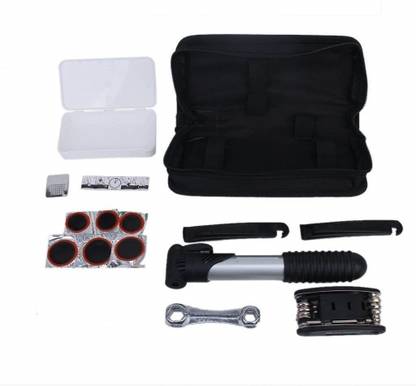 GADGET DEALS Multiuse Cycle Puncture Repair Set with Mini Pump Tyre ...