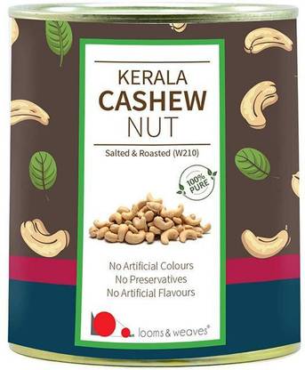 looms & weaves Roasted & Salted Cashew Nuts From Kerala 250 Gm Cashews ...