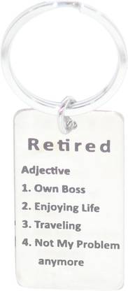 Aura Special Retirement Gift Key Ring For Husband Papa Dad Mom Dada ...
