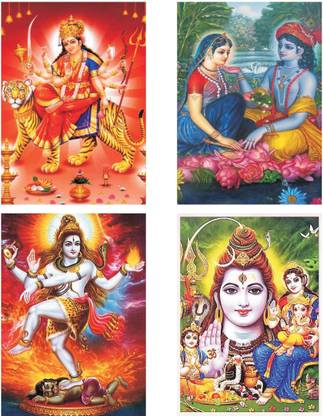 God_Poster_Shopsji_007 set of 4 poster God | Hindu God poster| God ...