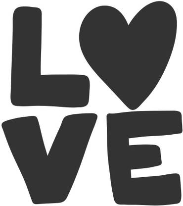 black heart love sticker poster|quotes|love|educational|motivational ...
