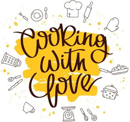 cooking with sticker poster|quotes|love|educational|motivational|wall ...