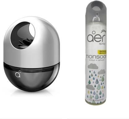 Godrej Aer Twist Musk After Smoke & Spray Monsoon Odour Refresh Air ...