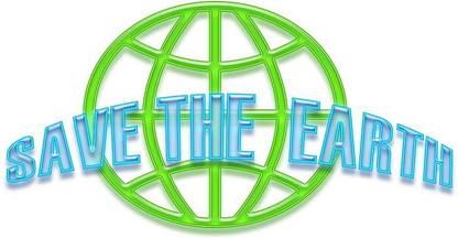 save the earth simple sticker poster Paper Print - Quotes & Motivation ...