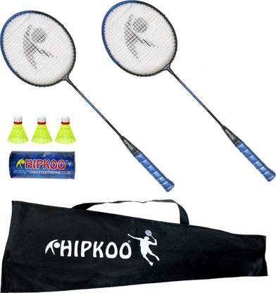 Hipkoo Sports Air Badminton Set (2 Rackets, 3 Shuttlecocks & Bag ...