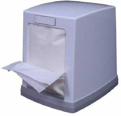Shri Krishna Polymers Double Side cube Table Top Tissue Dispenser Paper ...