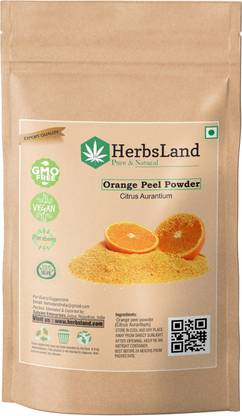 HerbsLand Organic Orange Peel Powder (Santra Chilka) for Skin (100 g ...