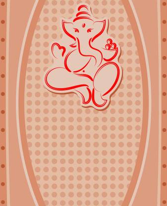 KD red ganesh Sticker Poster|hindu gods poster|Ganesh poster Paper ...