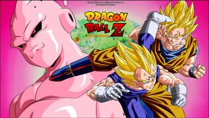 kid buu saga poster|dragon ball z poster|anime poster|size:12x18 inch ...