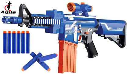 Agile Battery Operated Machine Gun Guns & Darts - Battery Operated ...