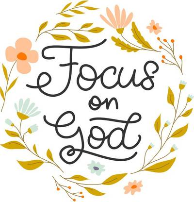 KD focus on god Sticker Poster|Motivational Poster|Inspirational Poster ...