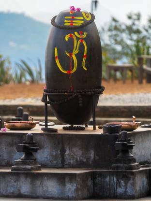 KD shivling with chandan Sticker Poster| Paper Print - Religious ...