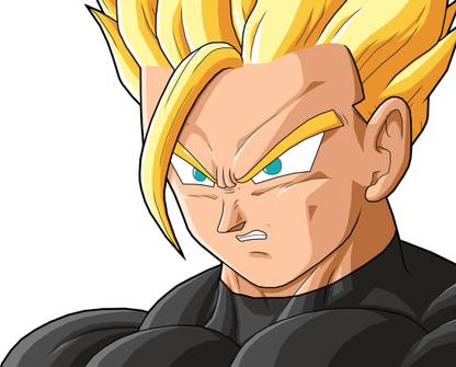 gohan face sticker poster|dragon ball z poster|anime poster|size:12x18 ...