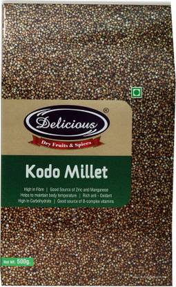 Delicious KODO MILLETS(500g Pack of 2) Millet Seeds Price in India ...