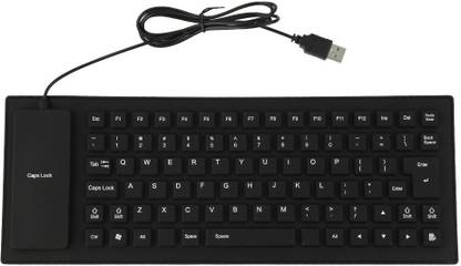 TECHGEAR Foldable Portable Flexible Soft Silicone Keyboard for PC ...