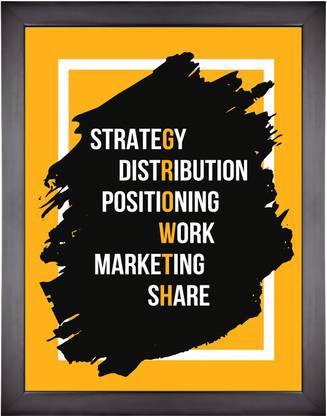 Motivational Poster Quote – Strategy distribution positioning work ...