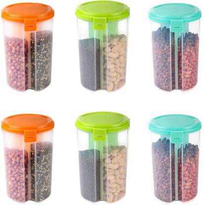 Pokal Food Container 3 in 1 Transparent Plastic Lock Food Storage ...