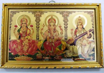 ASM LAKSHMI, VINAYAGAR AND SARASWATHI Religious Frame Price in India ...