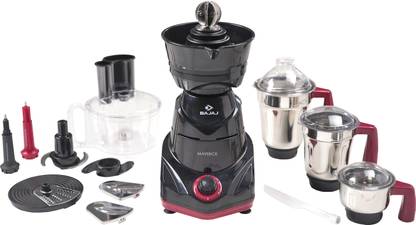 BAJAJ Food Processor Bowl and Coconut Scraper Maverick 750 Juicer Mixer ...