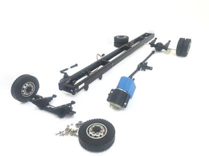 indian scale art Miniature 6 wheel chassis for bus Scale 1:18 Price in ...