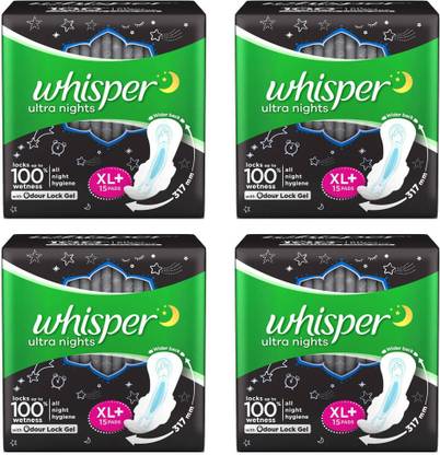Whisper Ultra Night (15+15+15) Sanitary Pad | Buy Women Hygiene ...
