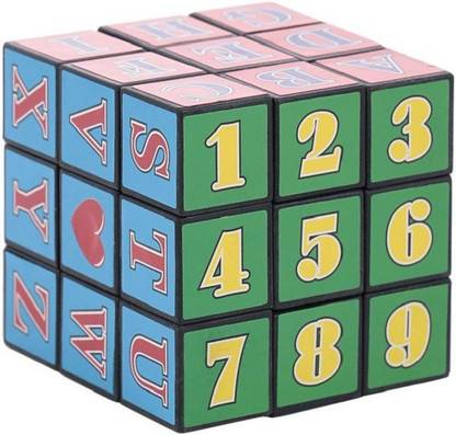 Nightstar Three Layers Magic Cube Number And Alphabet For Kids - Three ...