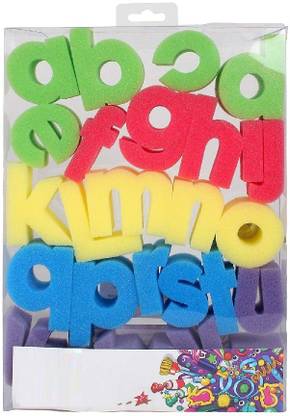 KNAFS 26 pc A~Z Sponge Letters Alphabet Sponge Birthday Party - 26 pc A ...