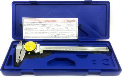 PRECISION TECHNOLOGIES PRECISION DIAL VERNIER 0-200 MM WITH CALIBRATION ...