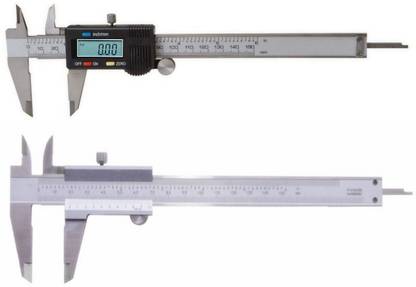 Divinext 150mm 6inch Combo Digital + Manual Vernier Caliper Stainless ...