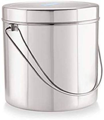 NEELAM Stainless Steel Deep Dabba Milk Pot 1575 ML - 15.75 L Steel Milk ...