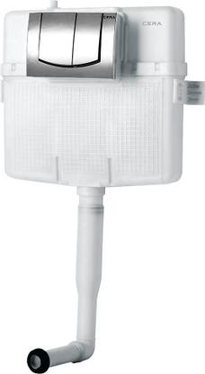 CERA CHEVRON CONCEALED TANK WITH KNOB FITTING Dual Flush Tank Price in ...