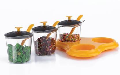 Crazzy Villa (Yellow) Spice/Pickle (Achar) / Storage Containers with ...