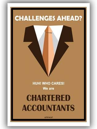 Poster for Room and Office-Motivational Poster with Quote-Chartered ...