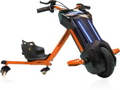 Uboard 3 Wheel Drift Cart / 3 Wheel Drifter Scooter Orange Kids Scooter ...