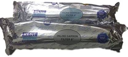 KENT Inline Sediment and Pre Carbon Filter Set Solid Filter Cartridge ...