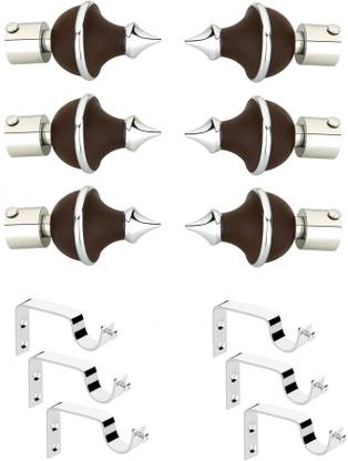 Homeplus Black Rod Rail Bracket Metal Price in India - Buy Homeplus ...