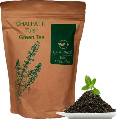 Chai Patti Tulsi Green Tea (Orthodox Leaf) - 250 gm (Perfect Blend ...