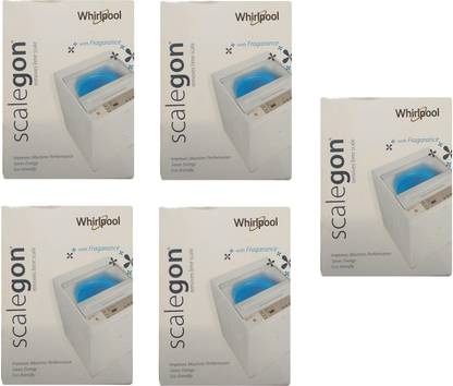 Whirlpool Scalegon Removes lime scale 300G (Pack of 5) Detergent Powder ...