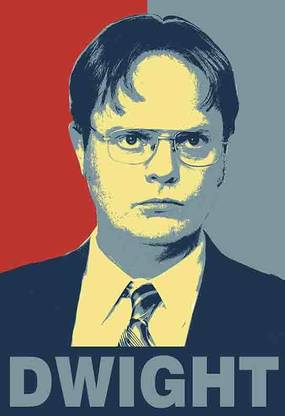 The Office Dwight Poster for Room & Office Paper Print - Pop Art ...
