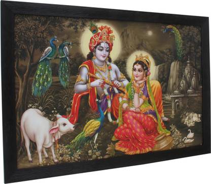 TS NANDA Radha Krishna Religious Frame Price in India - Buy TS NANDA ...