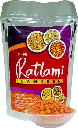 SHUBH RATLAMI CHARKI NUKTI SPICY BOONDI RATLAMI NAMKEEN INDORI NAMKEEN ...