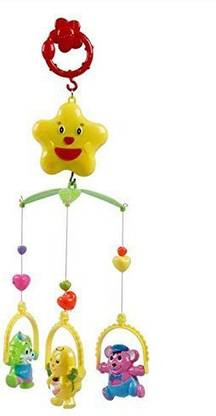 Tenderfeet Windup Sweet Cuddle Cot Cradle Musical Rattle Set For Kids ...