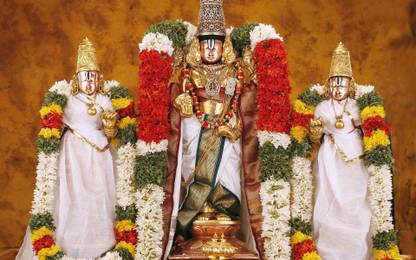 Religious Poster| lord venkateswara sridevi bhudevi| Decorative Poster ...