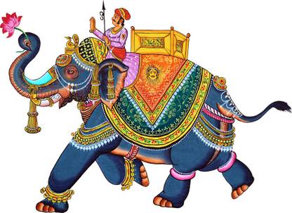 god & god's 61 cm Shahi Hathi 510 Self Adhesive Sticker Price in India ...