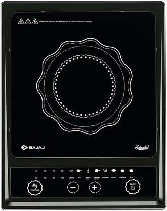 BAJAJ Splendid 1200-Watt Induction Cooker (Black) Induction Cooktop ...