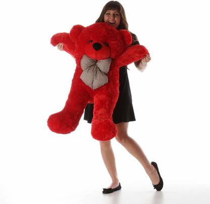 GLOBLE STAR Very Cute Lovable Huggable Soft Toy Teddy Bear with Neck ...